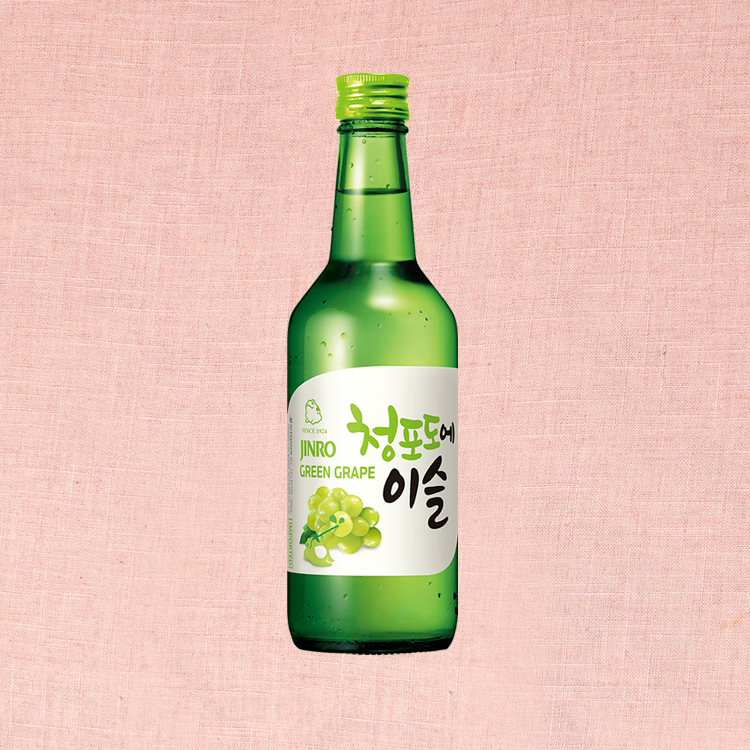 소주 Jinro Chamisul Soju Green Grape 360ml – Sibyullee Unlimited Korean BBQ