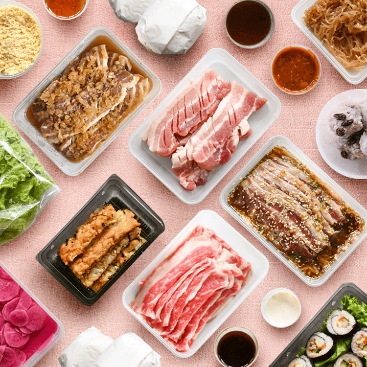 Pork and Beef KBBQ Party Kit (3-4 Pax) – Sibyullee Unlimited Korean BBQ