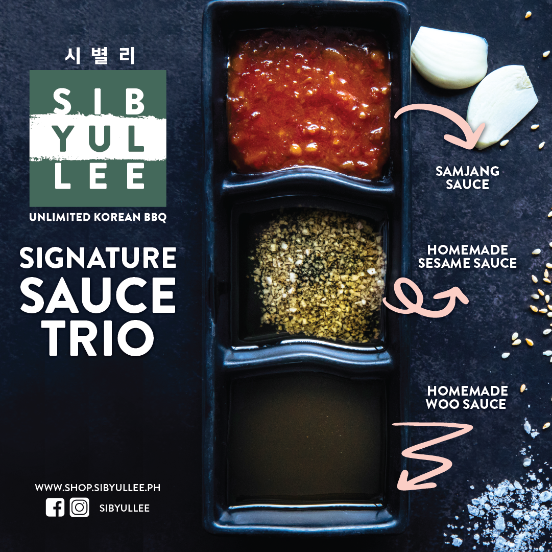 Signature Sauce Trio (100g x 3) – Sibyullee Unlimited Korean BBQ