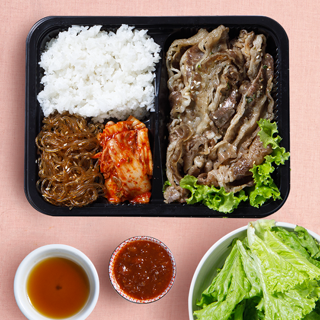Marinated Beef Bulgogi Boss Meal – Sibyullee Unlimited Korean BBQ